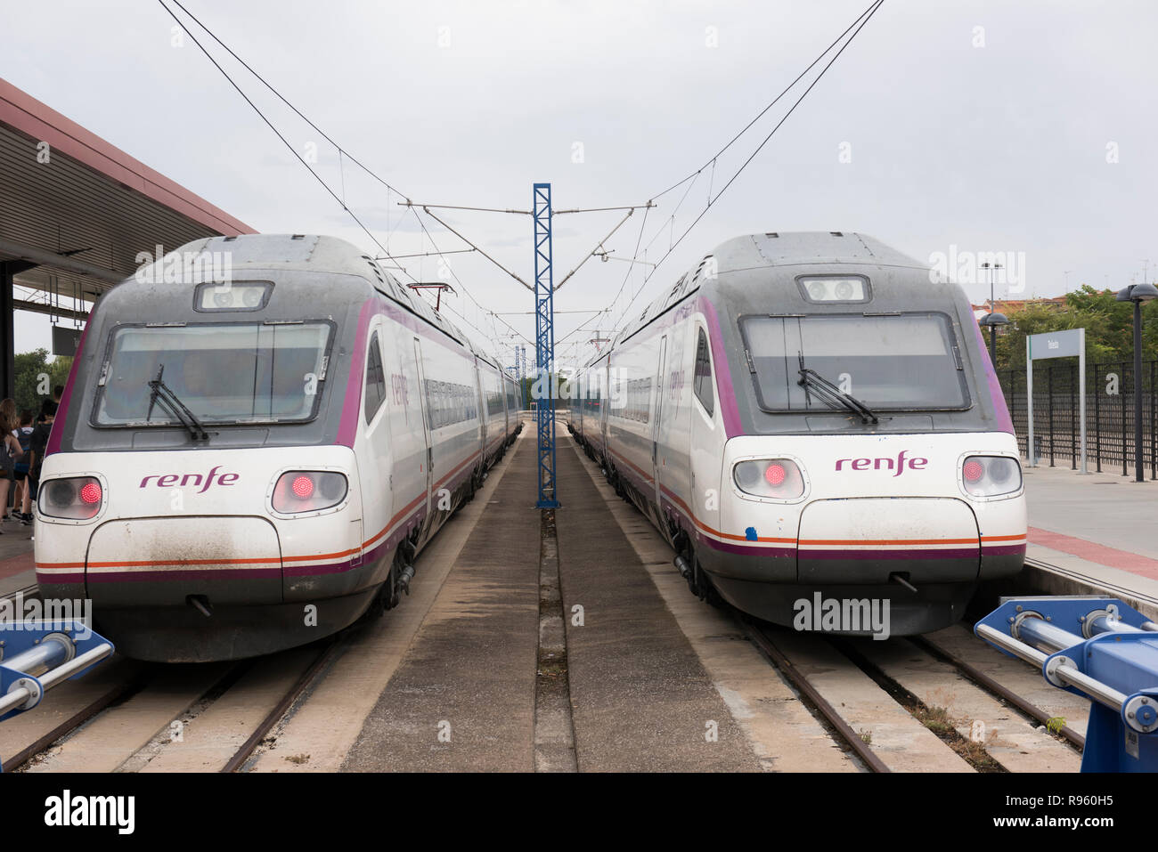A local metro transportation is seen on this picture. Metro railway is ...