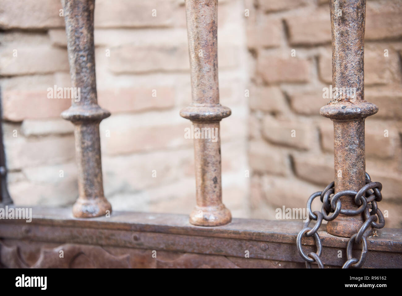 Exterior of an medieval structured building in Brussels. The ...