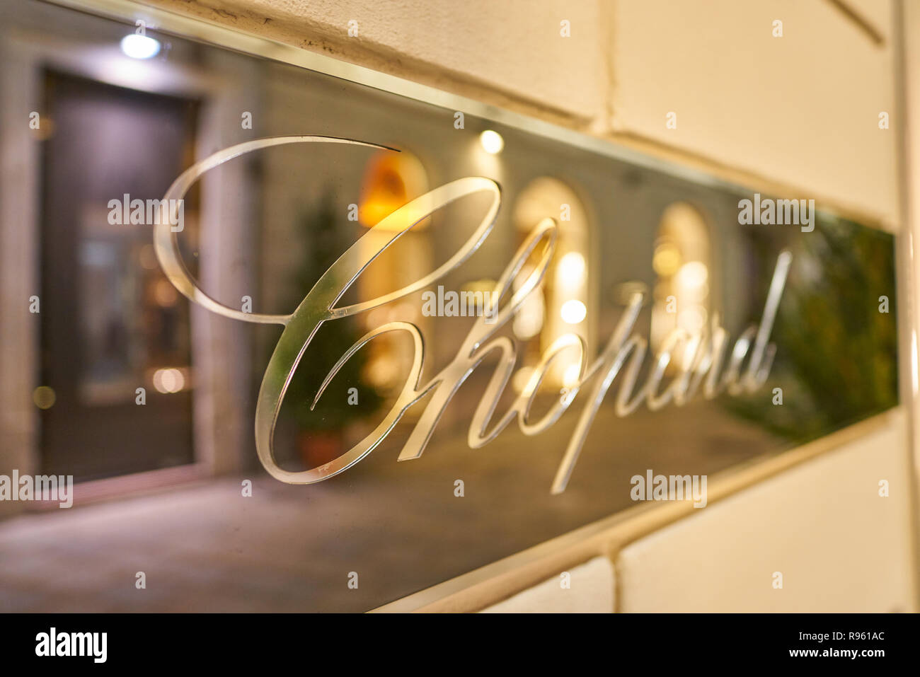 Chopard logo hi-res stock photography and images - Alamy