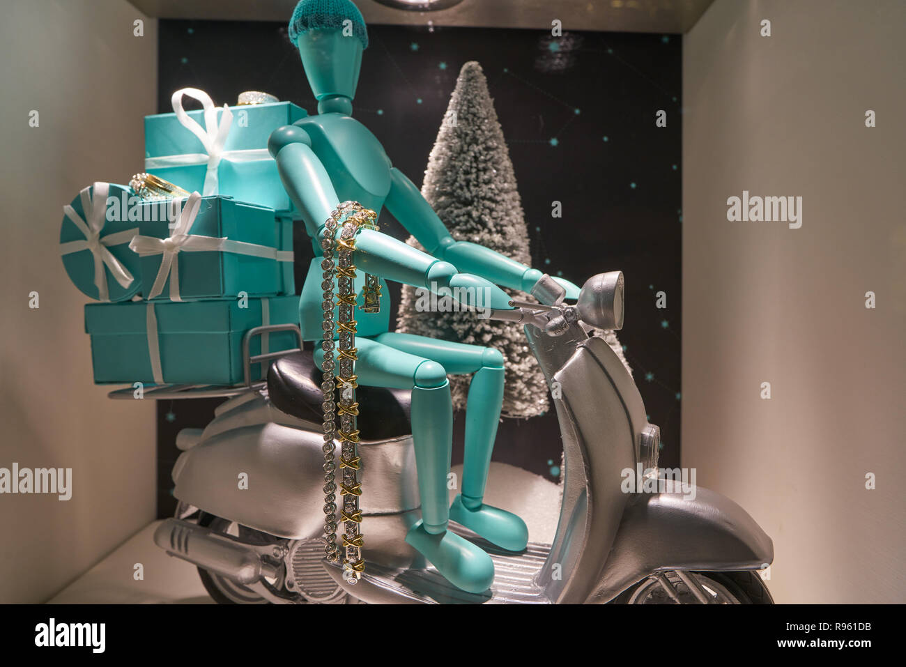 MILAN, ITALY - CIRCA NOVEMBER, 2017: Tiffany's jewellery and iconic ...