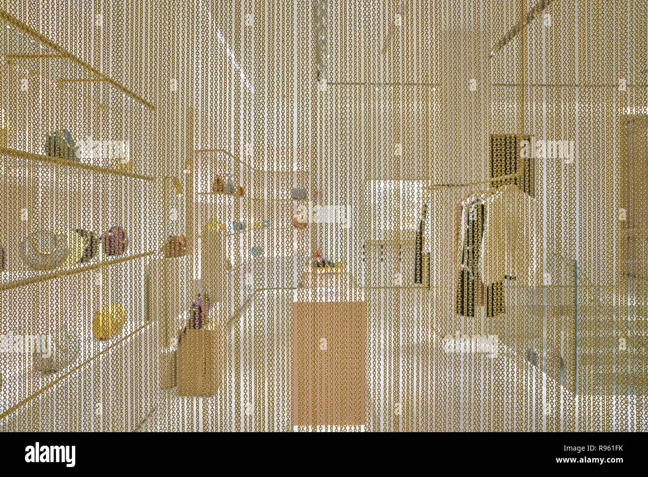 MILAN, ITALY - CIRCA NOVEMBER, 2017: interior shot of a Chloe shop in ...