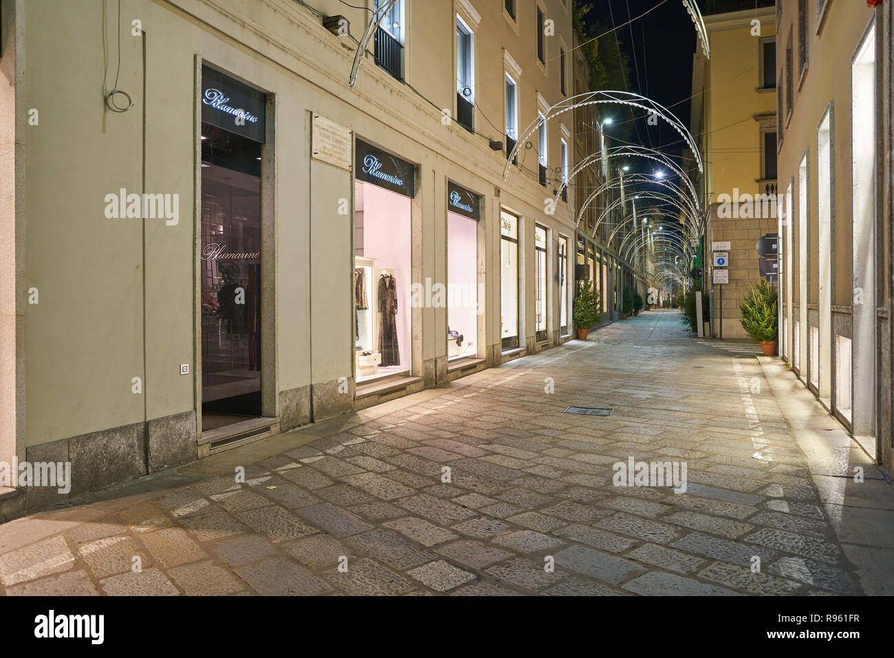 MILAN, ITALY - CIRCA NOVEMBER, 2017: Milan urban landscape. Milan is a ...