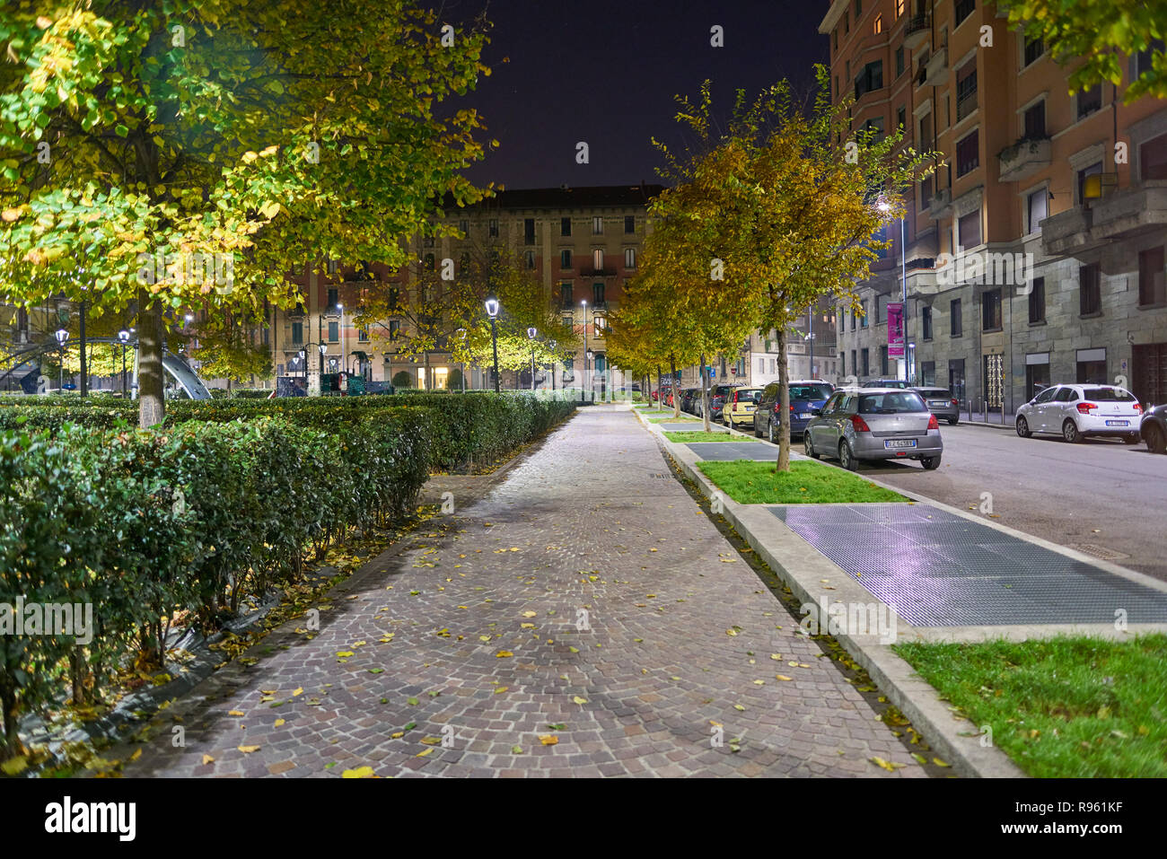 MILAN, ITALY - CIRCA NOVEMBER, 2017: Milan urban landscape. Milan is a ...