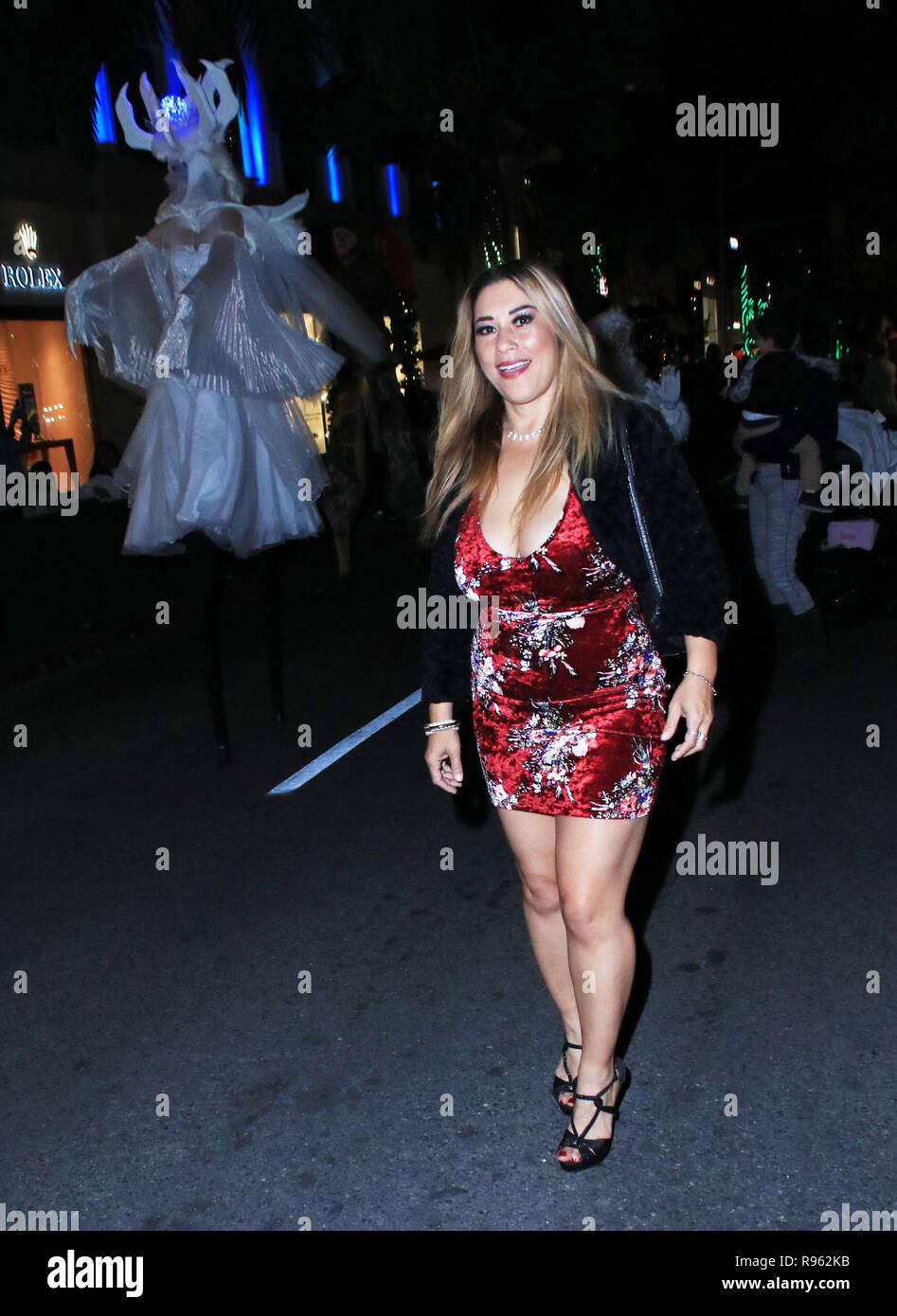 Jenna Urban attends Rodeo Drive's Holiday Lighting Ceremony Featuring ...