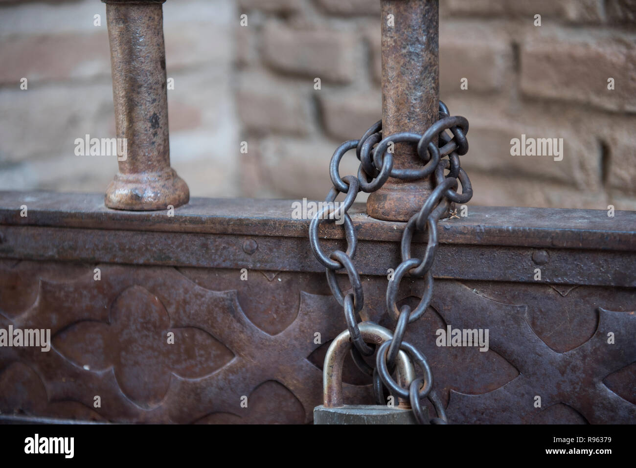 Exterior of an medieval structured building in Brussels. The ...