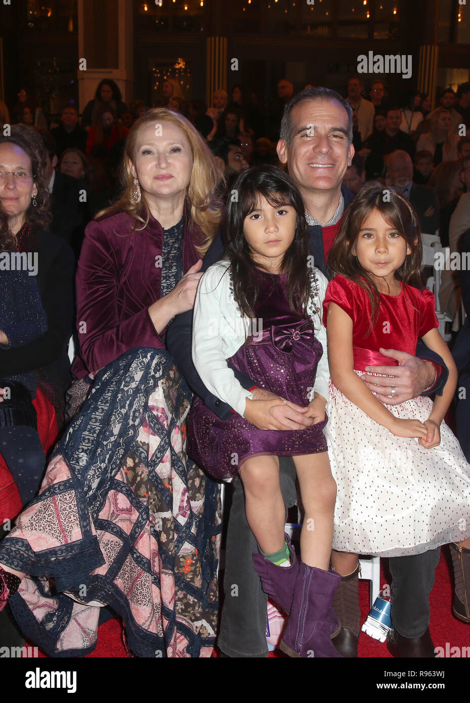 The Grove Christmas Tree Lighting Show Featuring: Los Angeles Mayor ...