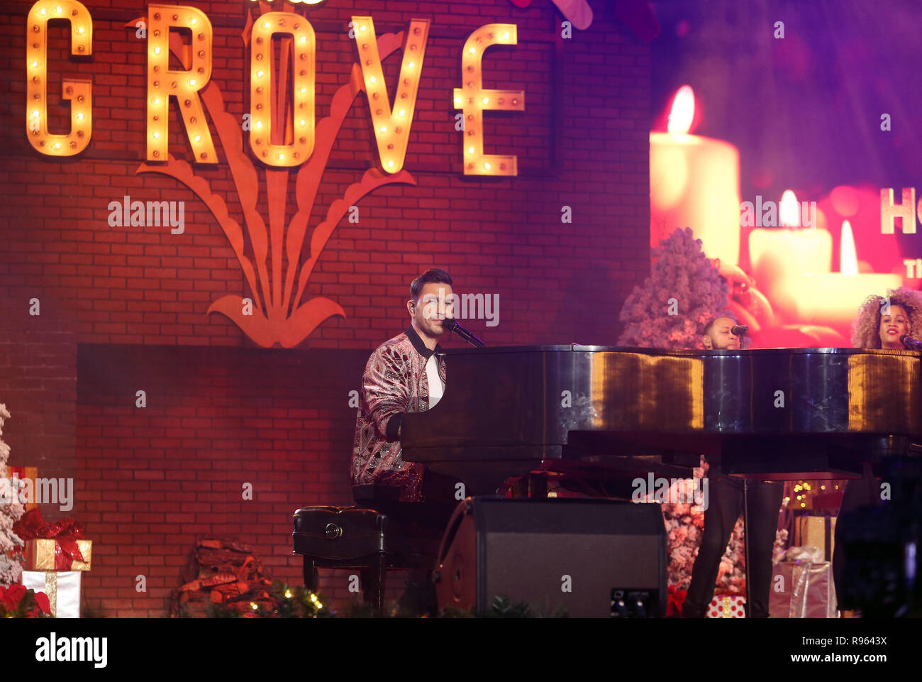 The Grove Christmas Tree Lighting Show Featuring: Andy Grammer Where ...
