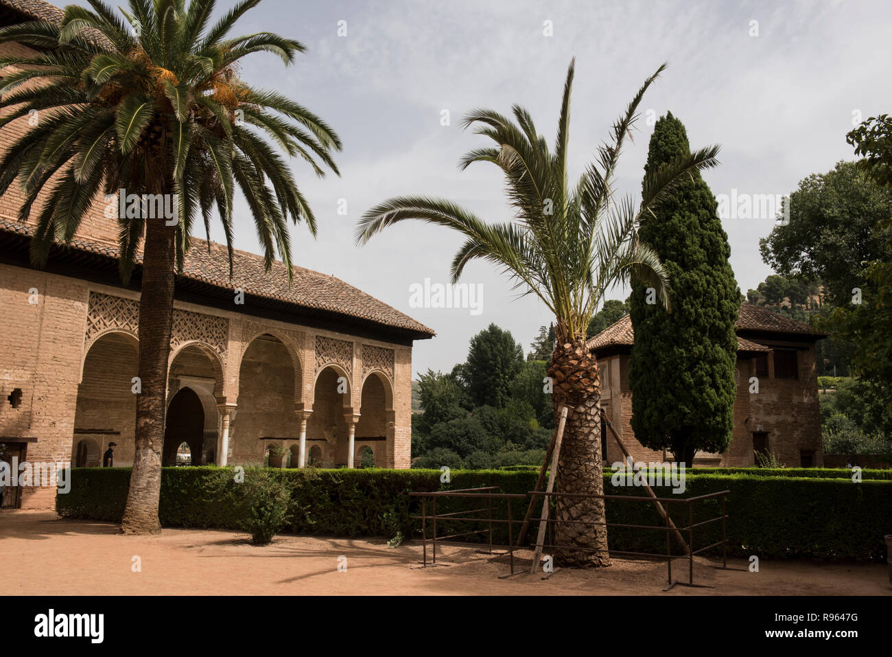 Beautiful architecture of the famous Alcazar of Seville Royal Palace ...