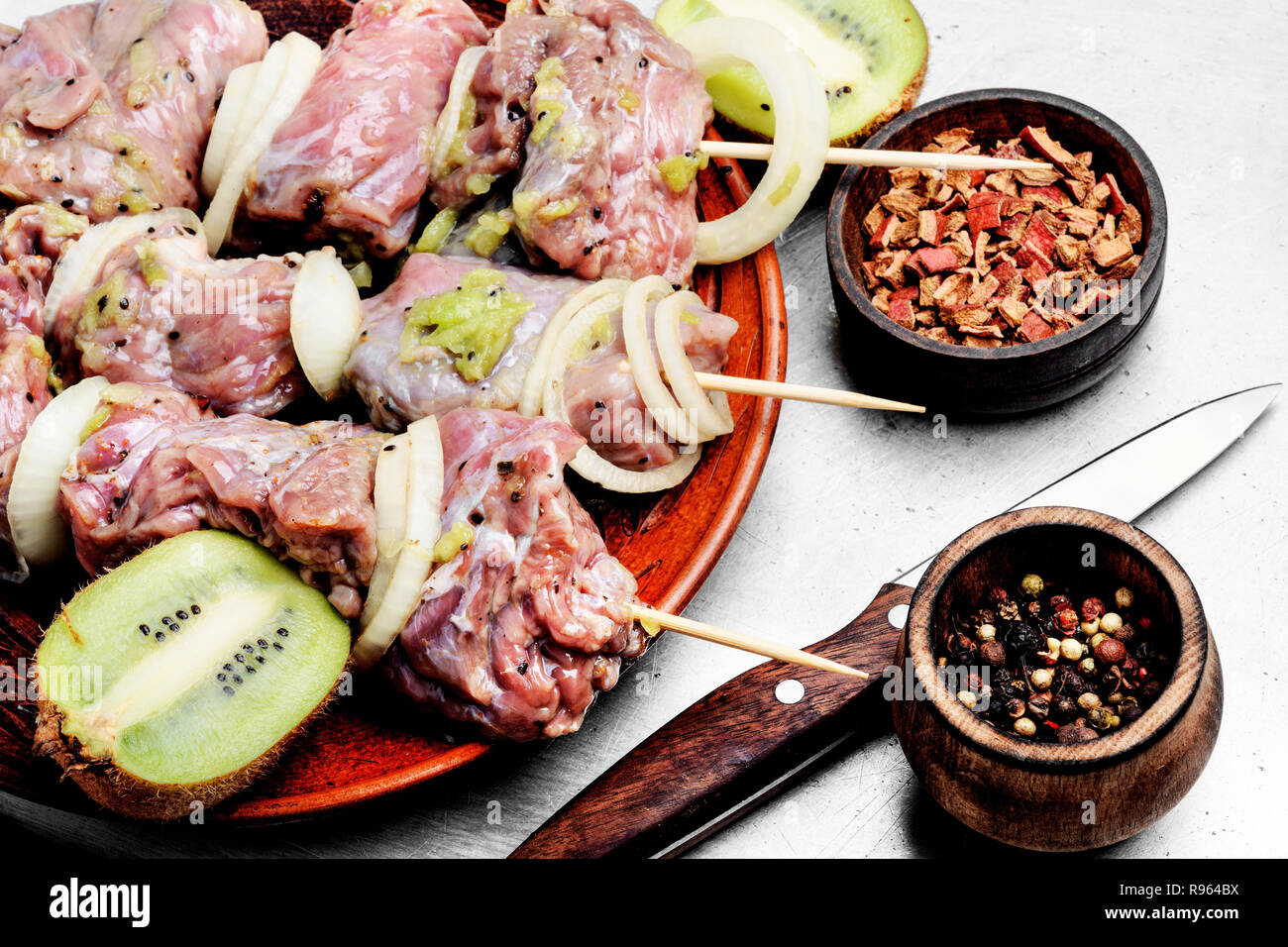 Russian barbecue hi-res stock photography and images - Alamy