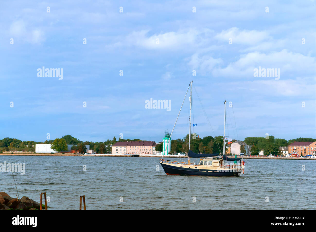 September 8, 2018, Baltiysk, Kaliningrad region, Russia, the lighthouse ...