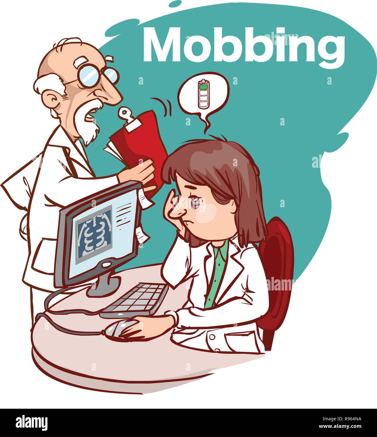 Doctor bossy Stock Vector Images - Alamy