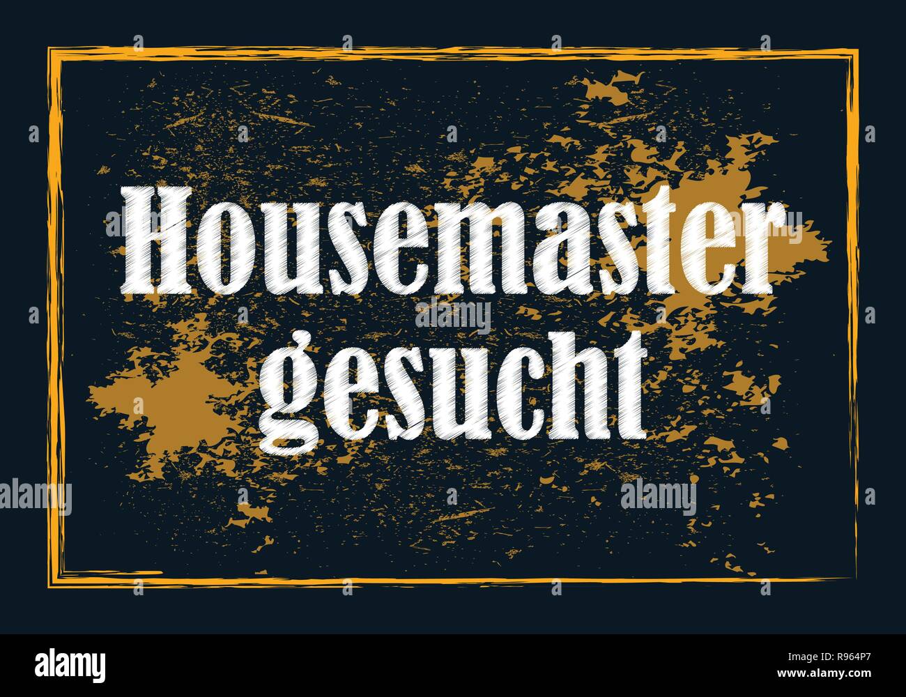 Housemaster gesucht - Housemaster wanted in German. Inspirational ...