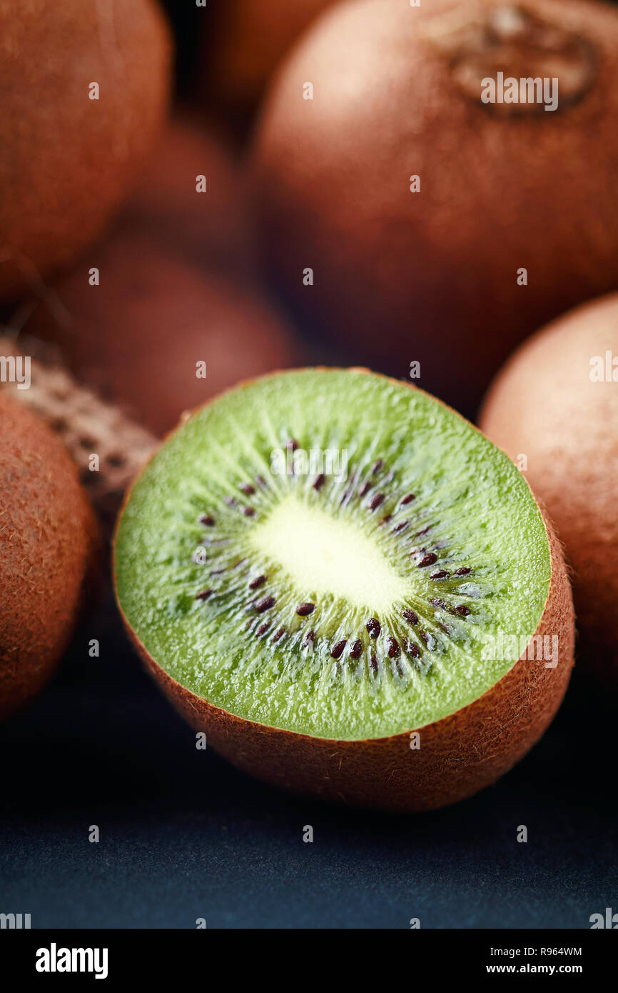 Kiwifruit also known as kiwi or Chinese gooseberry Stock Photo - Alamy