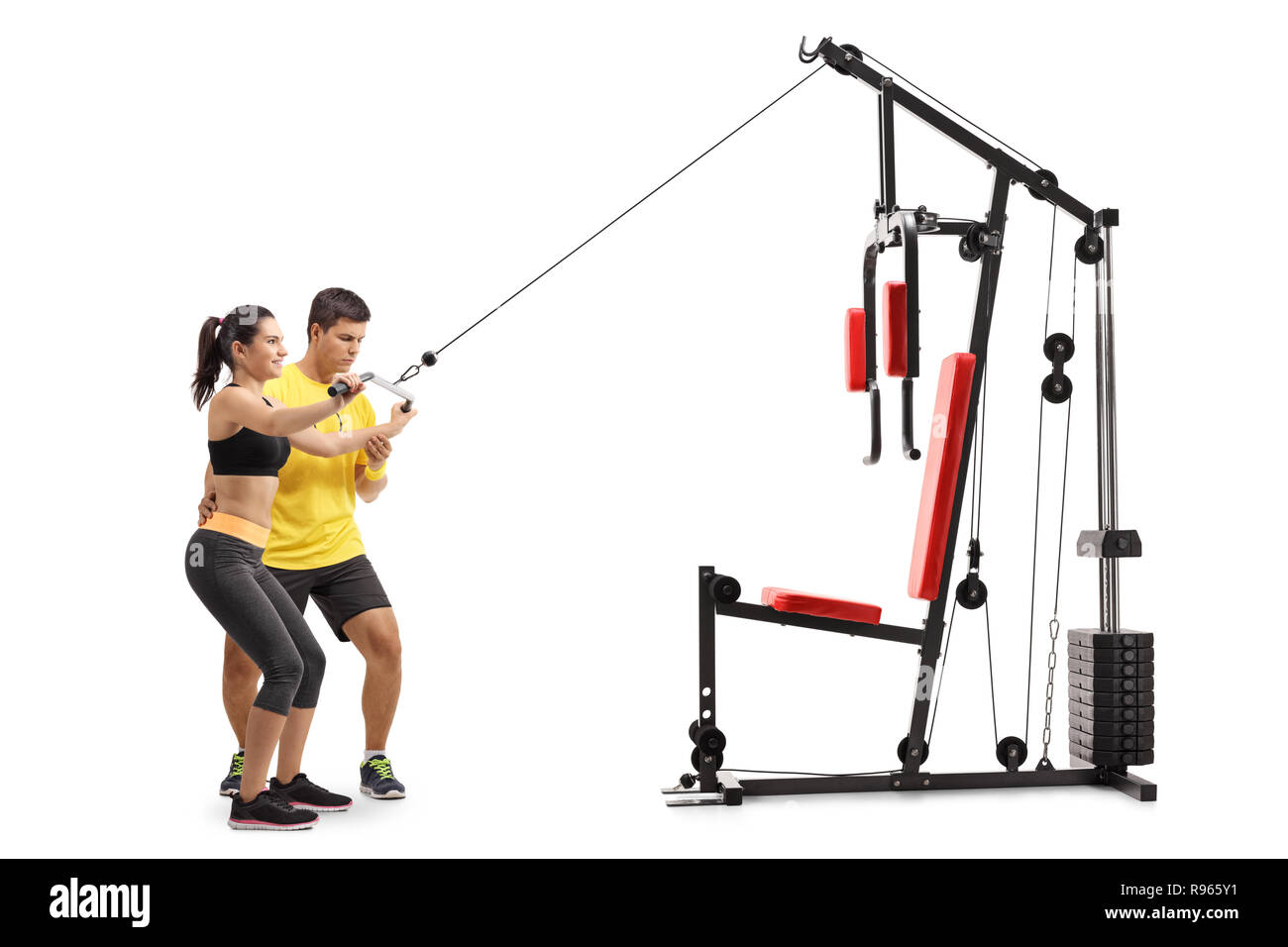 Female gym instructor hi-res stock photography and images - Alamy