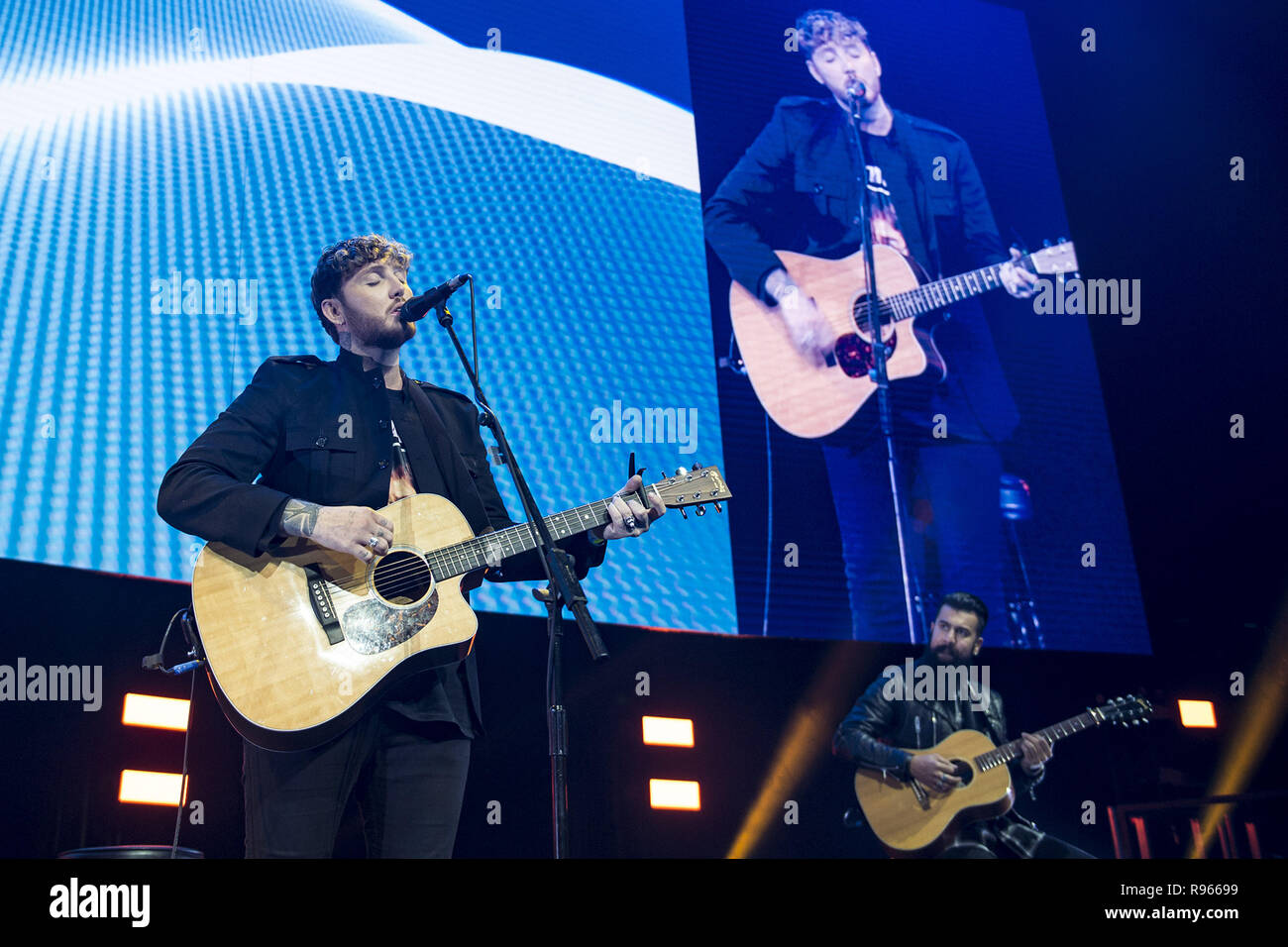 James Arthur performs on stage during Music 4 Mental Health at the ...