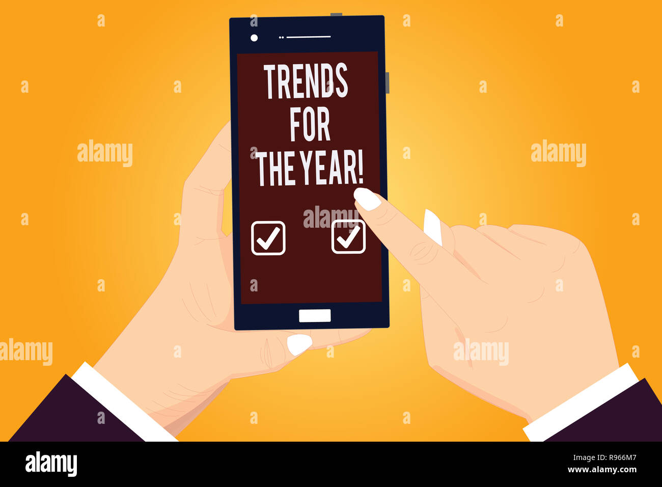 Word writing text Trends For The Year. Business concept for Modern ...