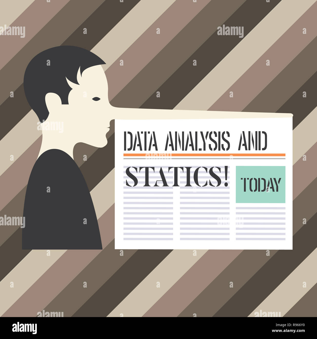 Handwriting text writing Data Analysis And Statics. Concept meaning ...