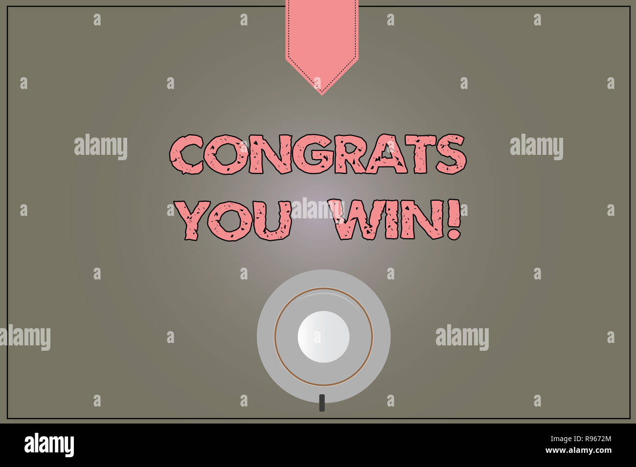 Handwriting text Congrats You Win. Concept meaning Congratulations for ...