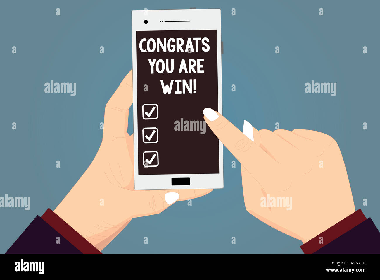 Word writing text Congrats You Are Win. Business concept for ...