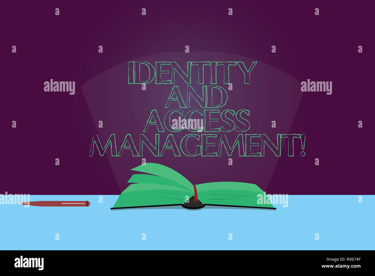 Handwriting Text Identity And Access Management Concept Meaning Security Data Analysisaging