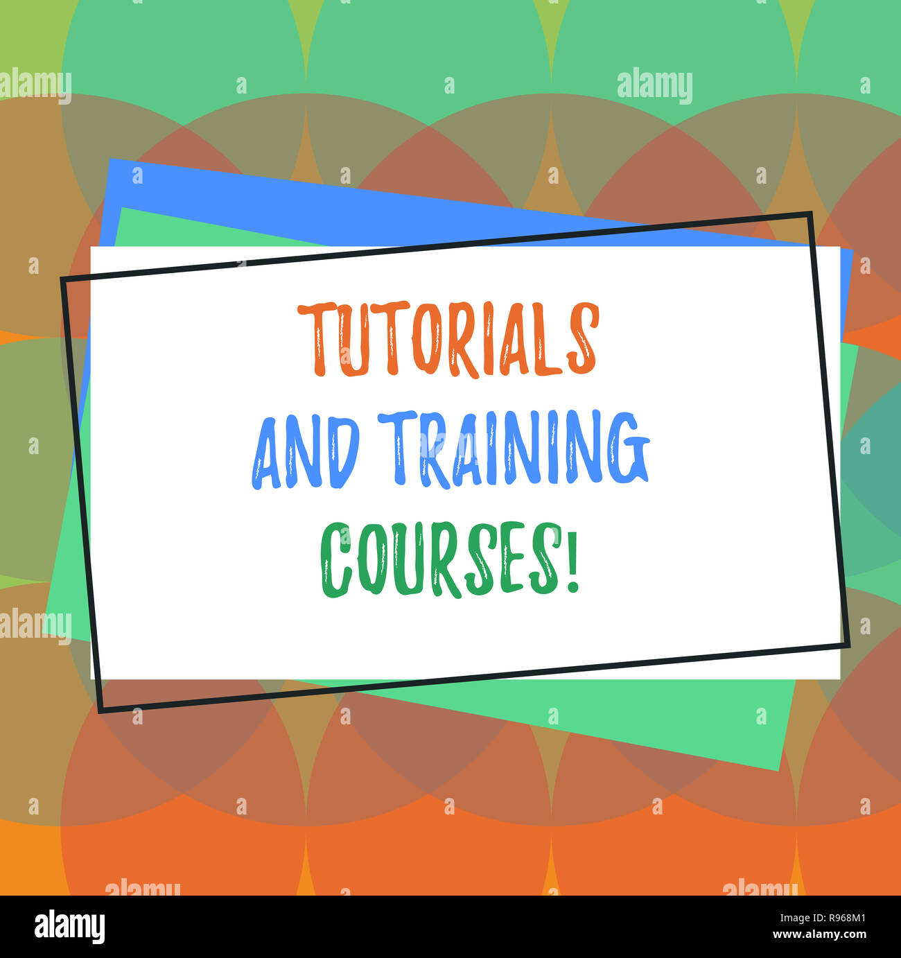 Text sign showing Tutorials And Training Courses. Conceptual photo ...