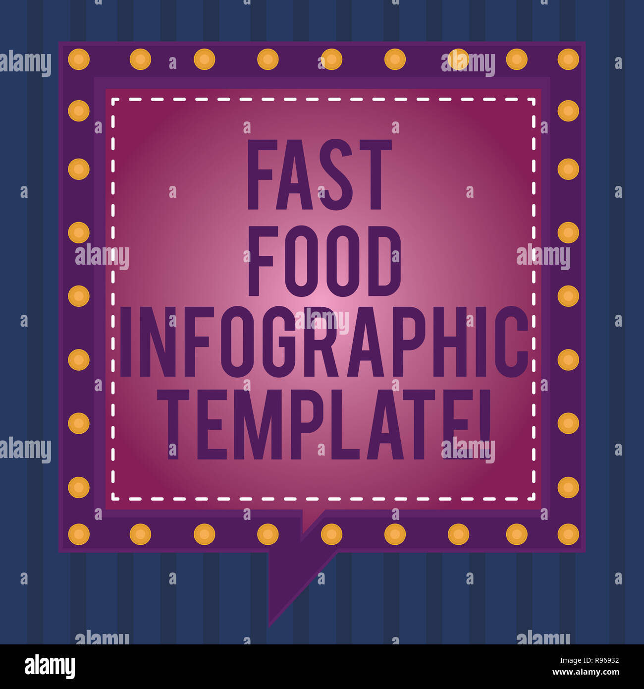 Writing note showing Fast Food Infographic Template. Business photo ...