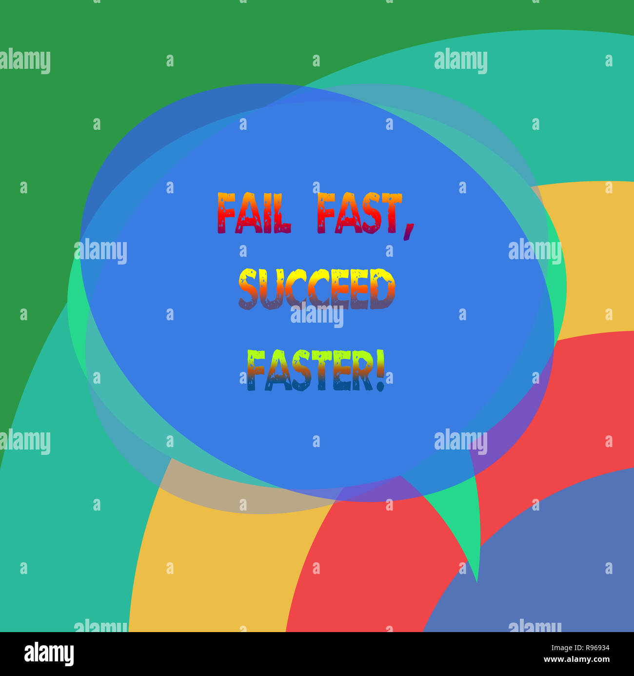 Text sign showing Fail Fast Succeed Faster. Conceptual photo Do not ...