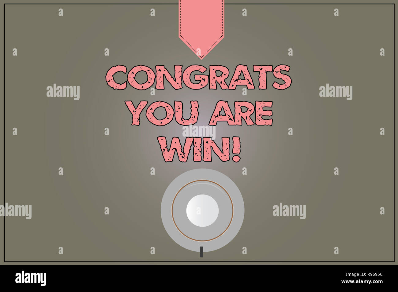 Handwriting text Congrats You Are Win. Concept meaning Congratulations ...