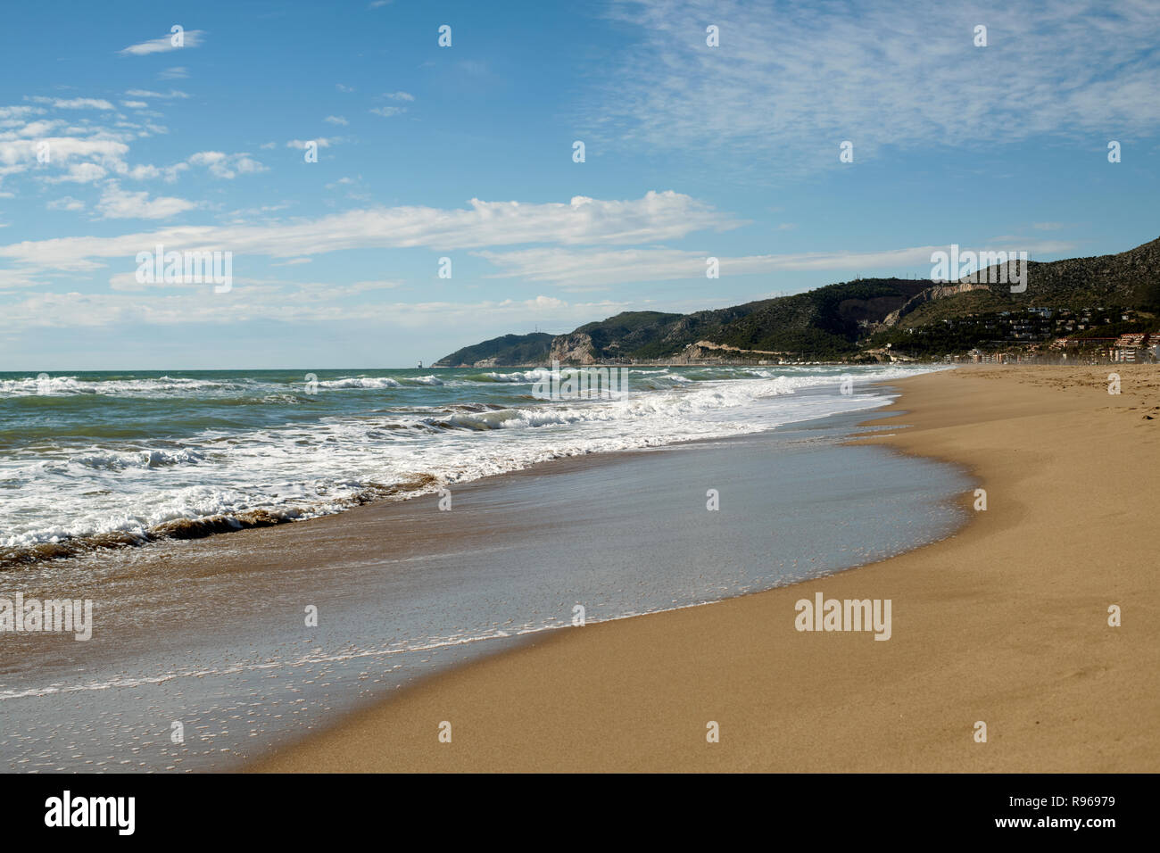Deserted beach in spain hi-res stock photography and images - Alamy