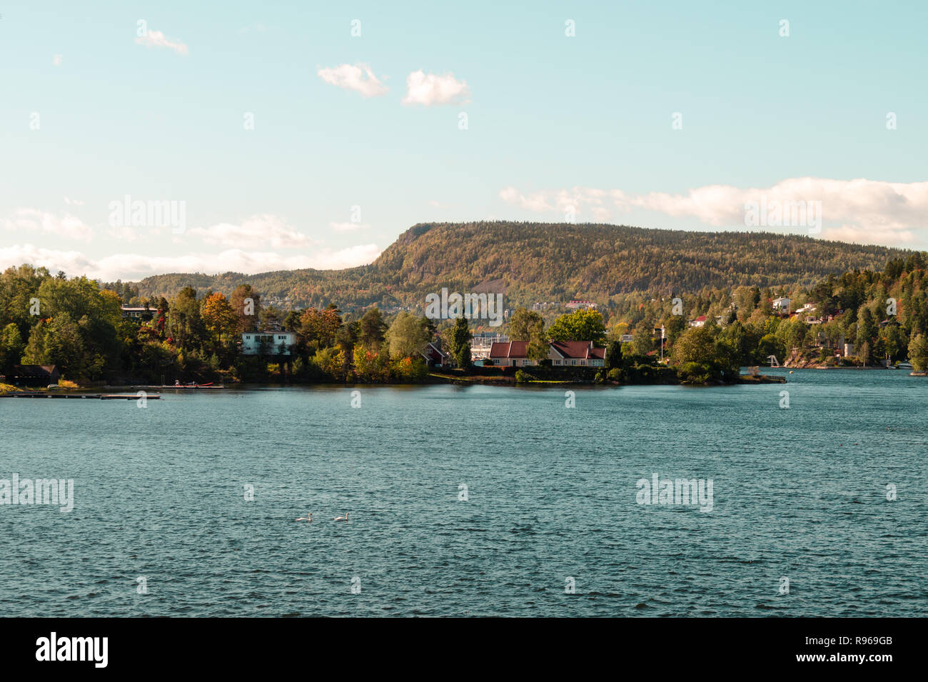 Colorful scene of a island / island and sea with vibrant colors Stock ...