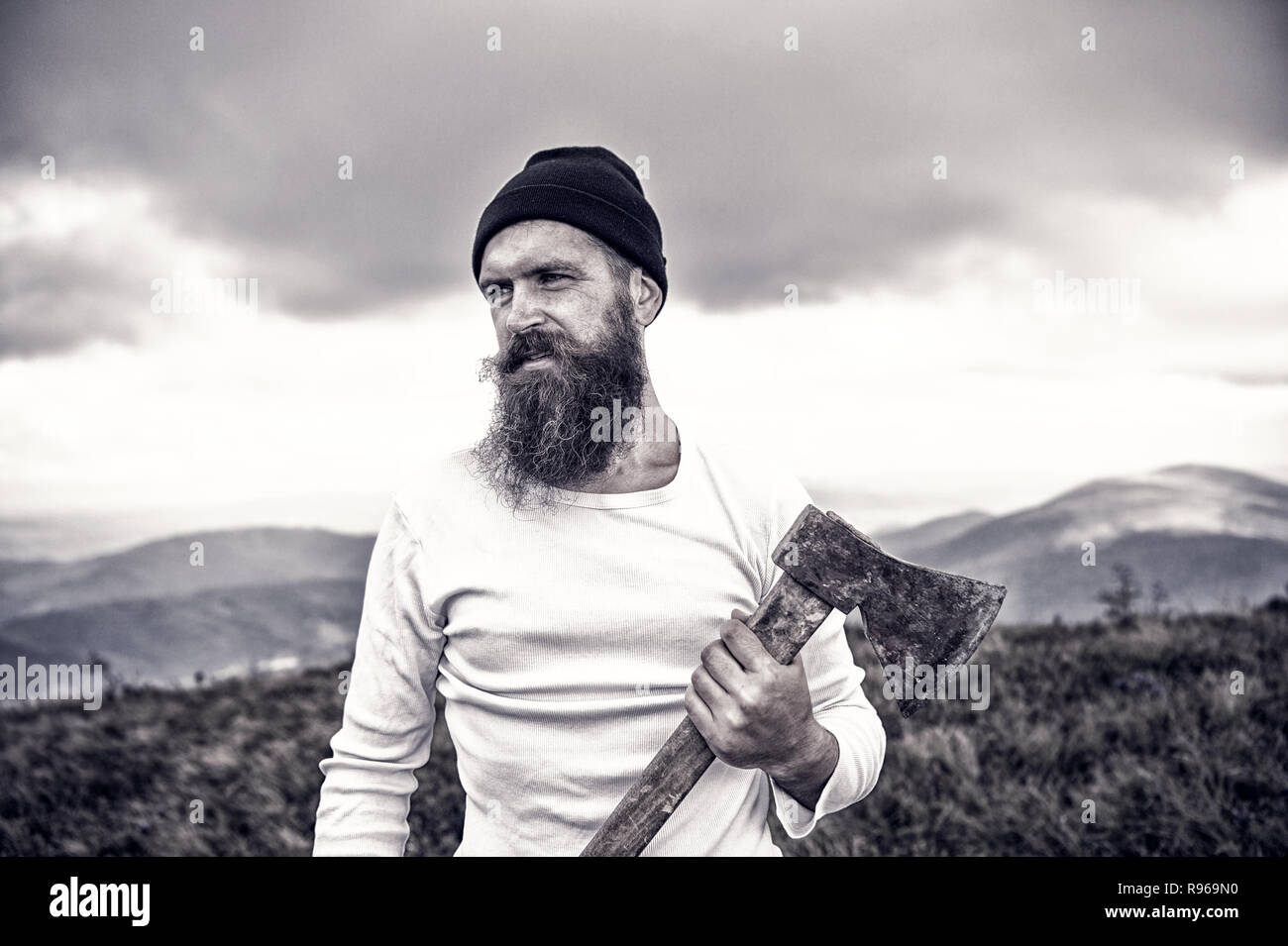 Getting the ax hi-res stock photography and images - Alamy