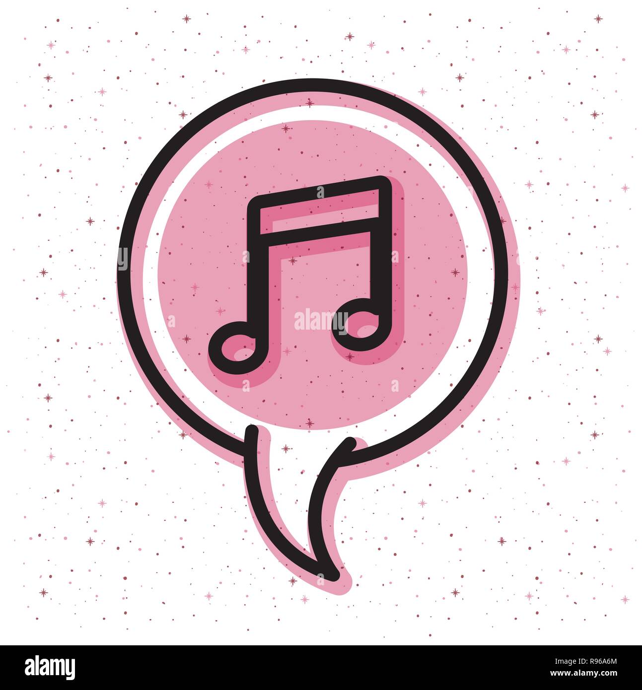 Music note balloon Cut Out Stock Images & Pictures - Alamy