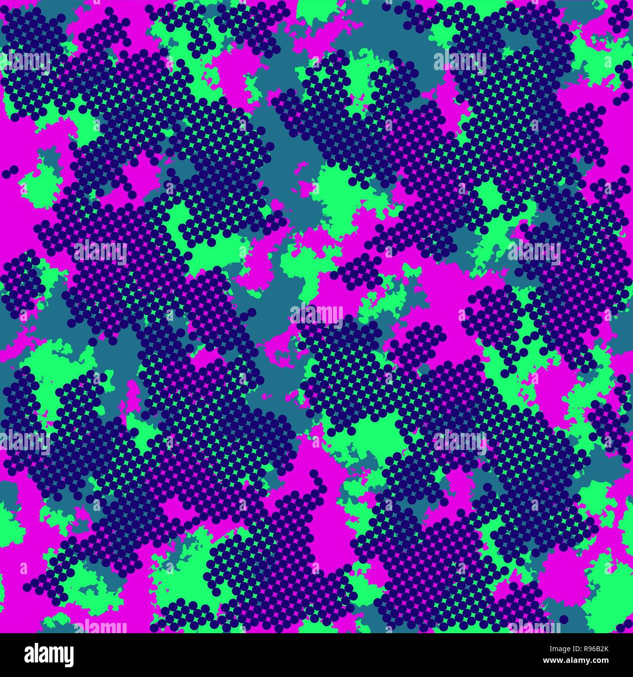 Fashion camo design. Color clouds seamless pattern vector. Trendy ...