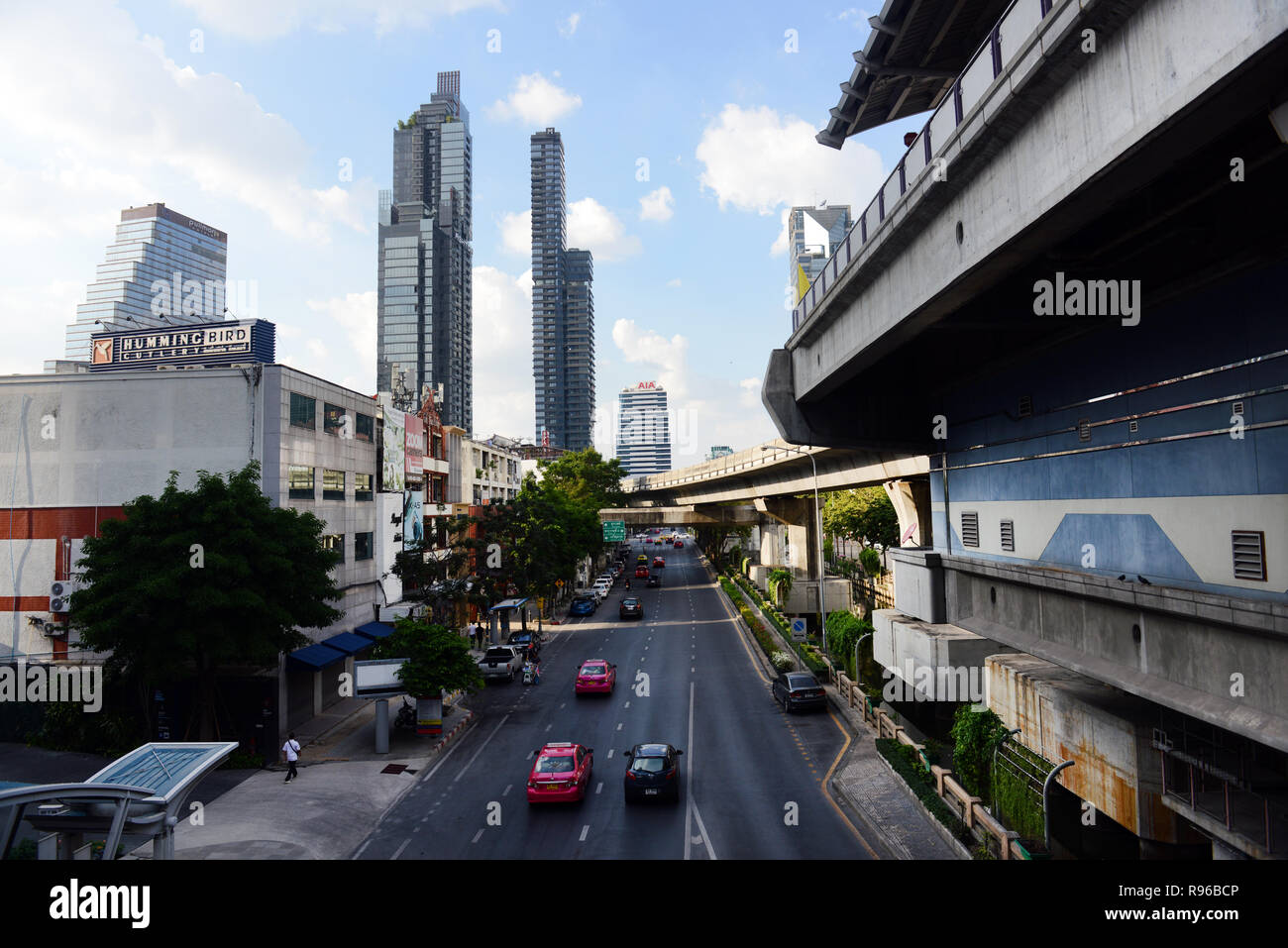 The Ashton Silom and the M Silom buildings in Bangkok Stock Photo - Alamy