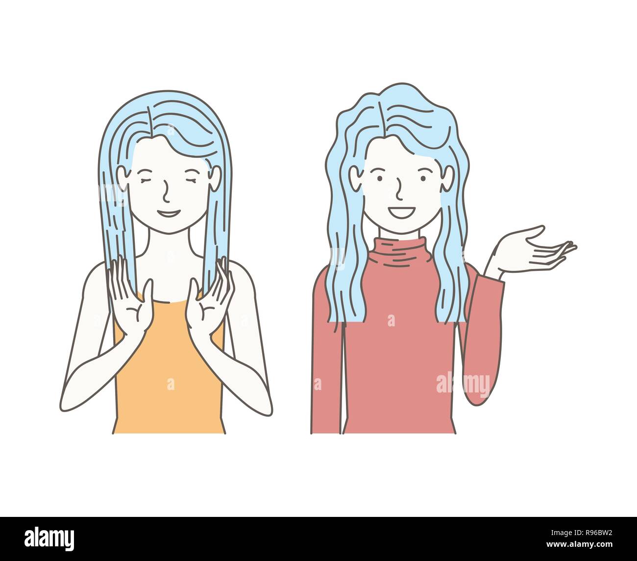 Gesture speak Stock Vector Images - Alamy
