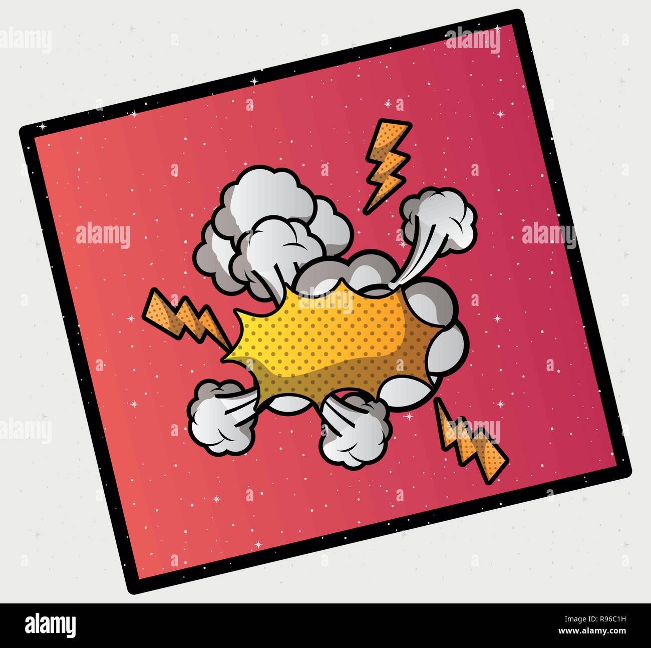 expression cloud pop art style Stock Vector Image & Art - Alamy