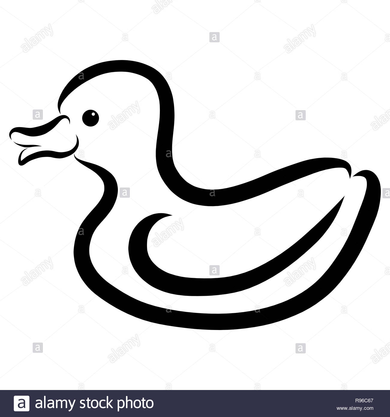 White Duck Cartoon Stock Photos & White Duck Cartoon Stock Images - Alamy