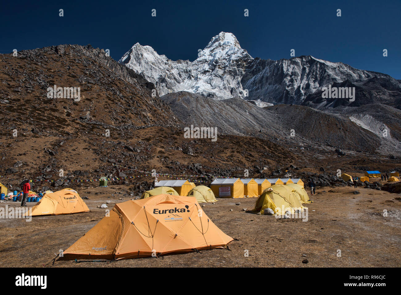 Ama Dablam Base Camp, Everest region, Nepal Stock Photo - Alamy