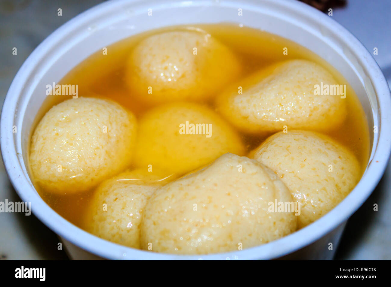 close up a bowl of indian Rasgulla dessert. Rasgulla, Indian Sweet Food ...