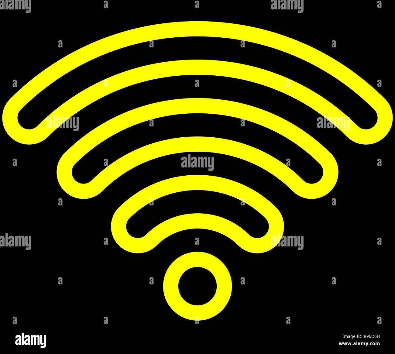Yellow signal Stock Vector Images - Alamy