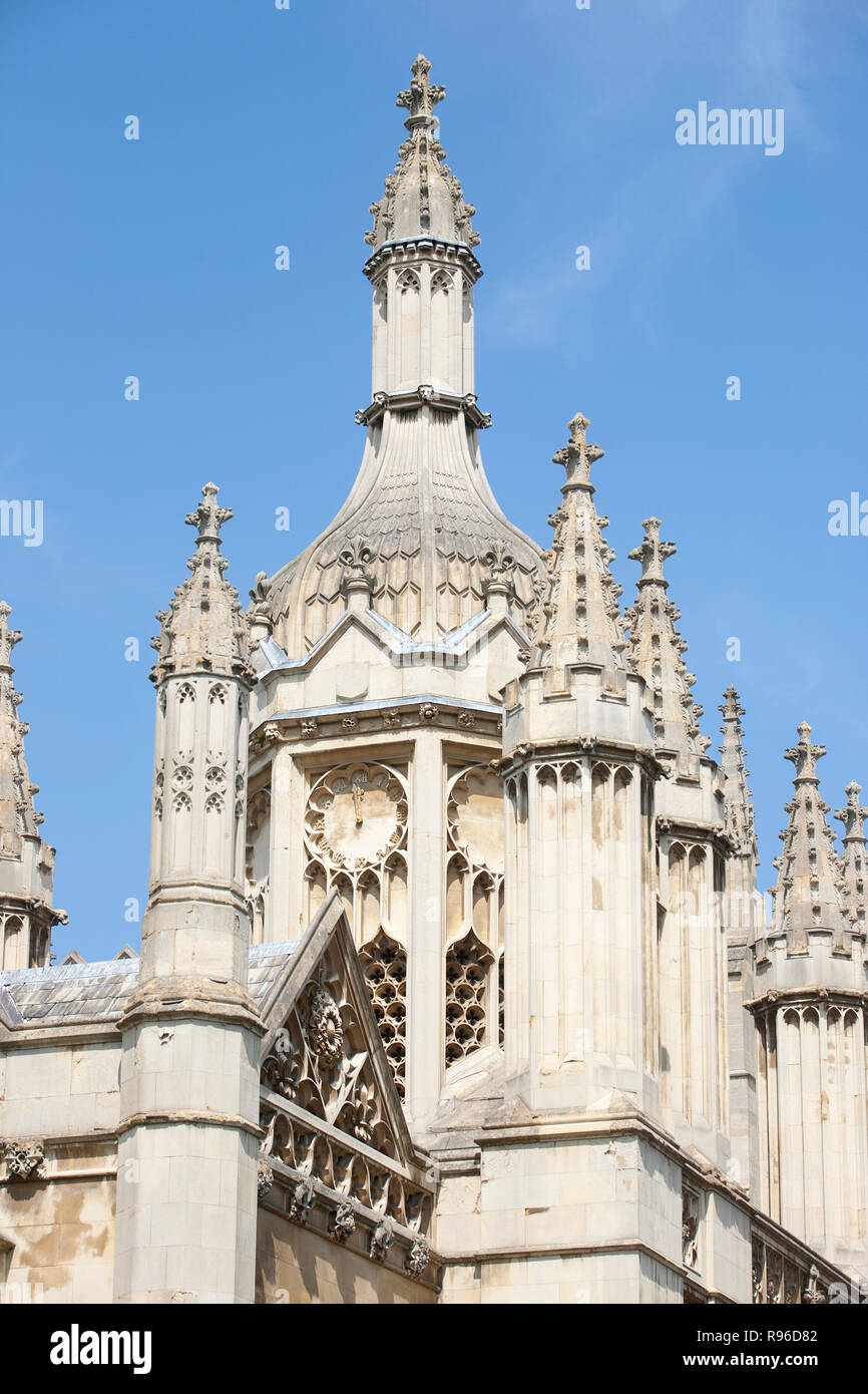 Kings college gothic clock tower hi-res stock photography and images ...