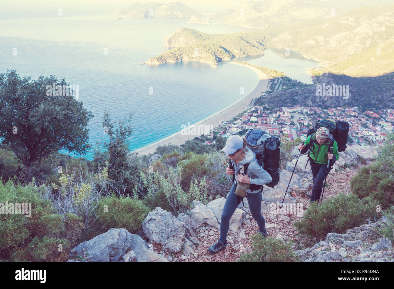 Beautiful nature landscapes in Turkey mountains. Lycian way is famous ...