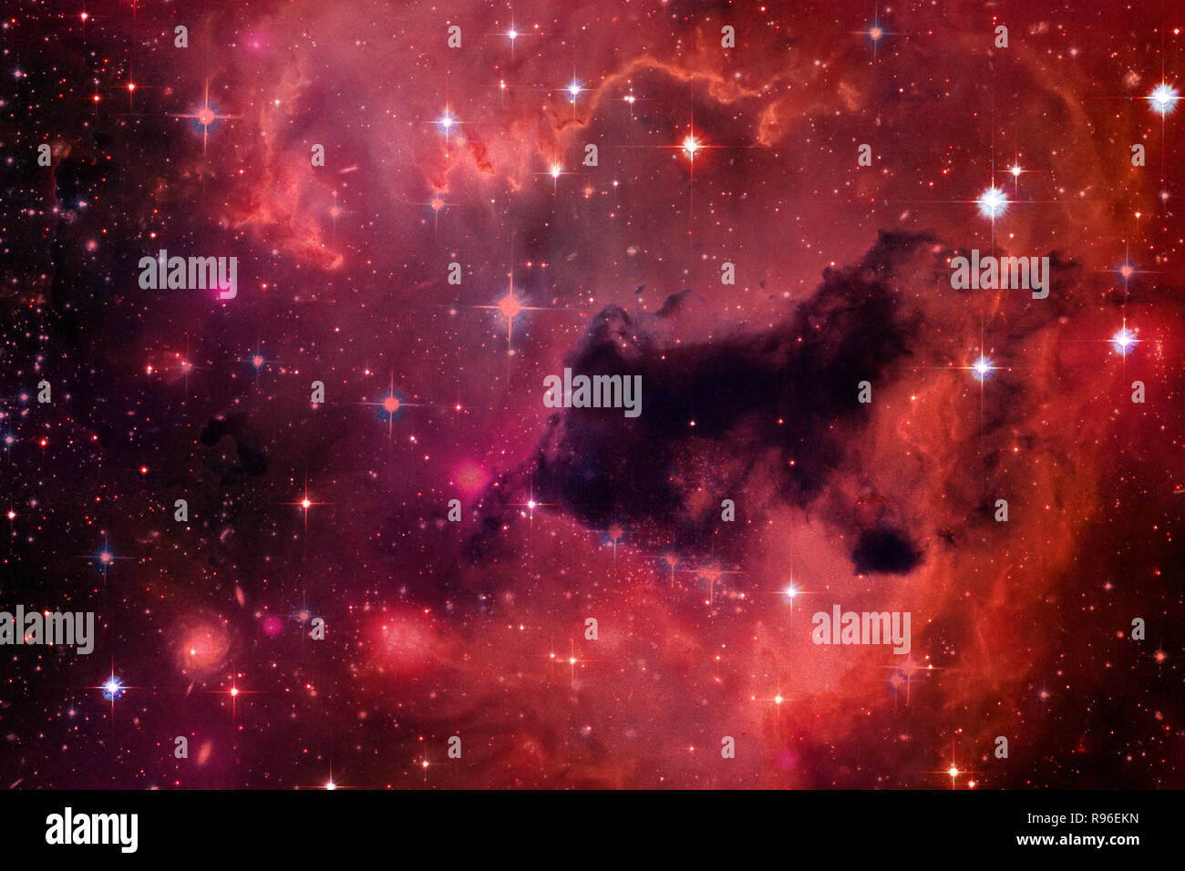 Nebulae and many stars in outer space. Elements of this image furnished ...