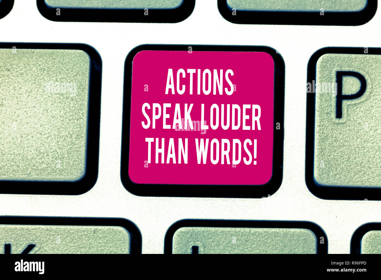 Less talk more action hi-res stock photography and images - Alamy