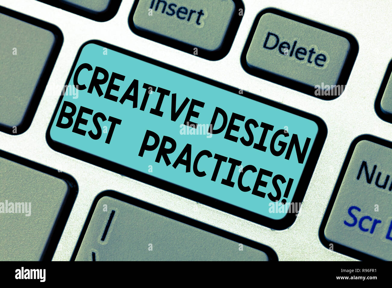 Handwriting text Creative Design Best Practices. Concept meaning High ...