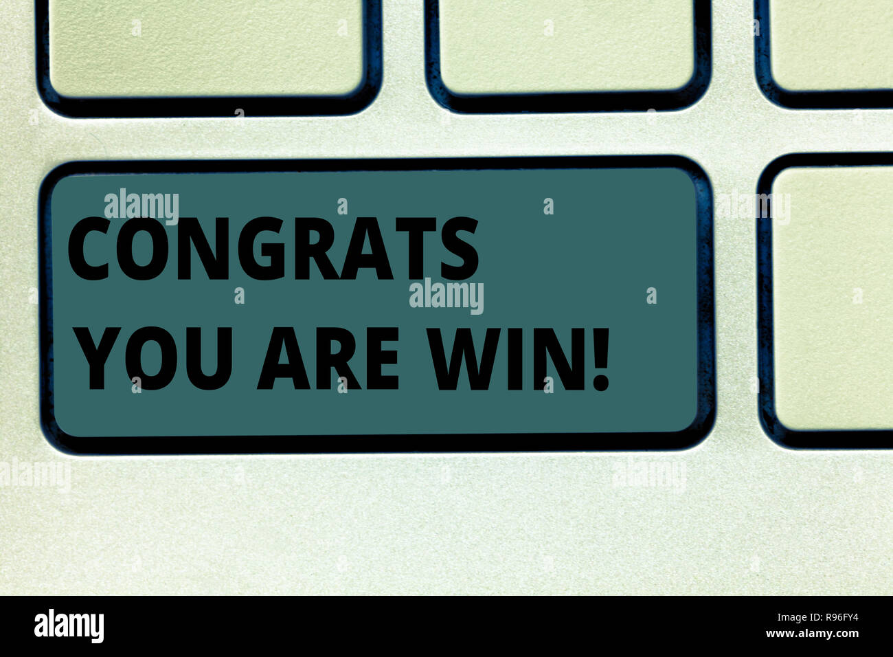 Word writing text Congrats You Are Win. Business concept for ...