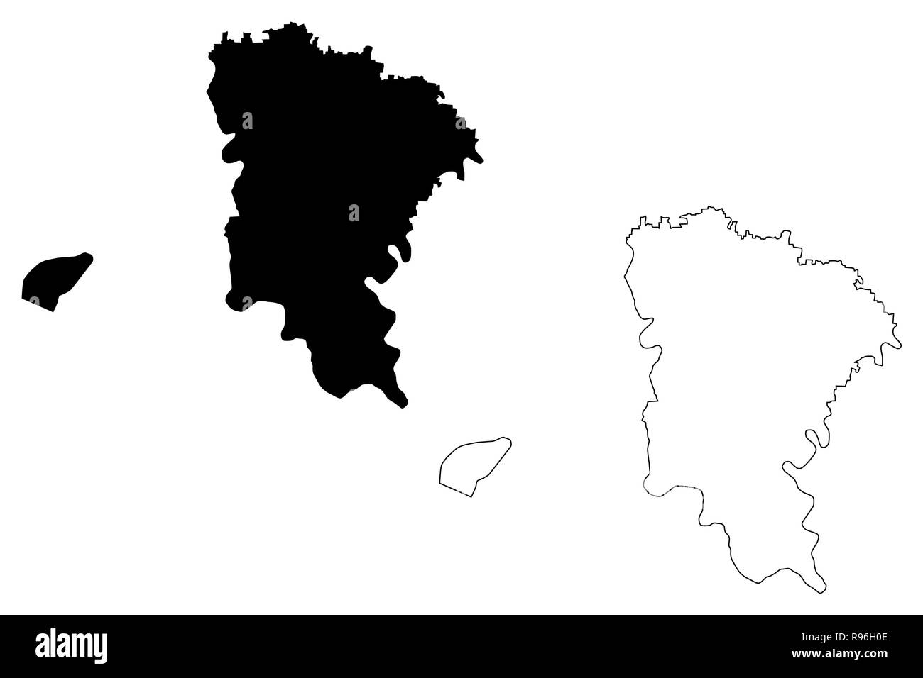 Monufia Governorate (Governorates of Egypt, Arab Republic of Egypt) map ...