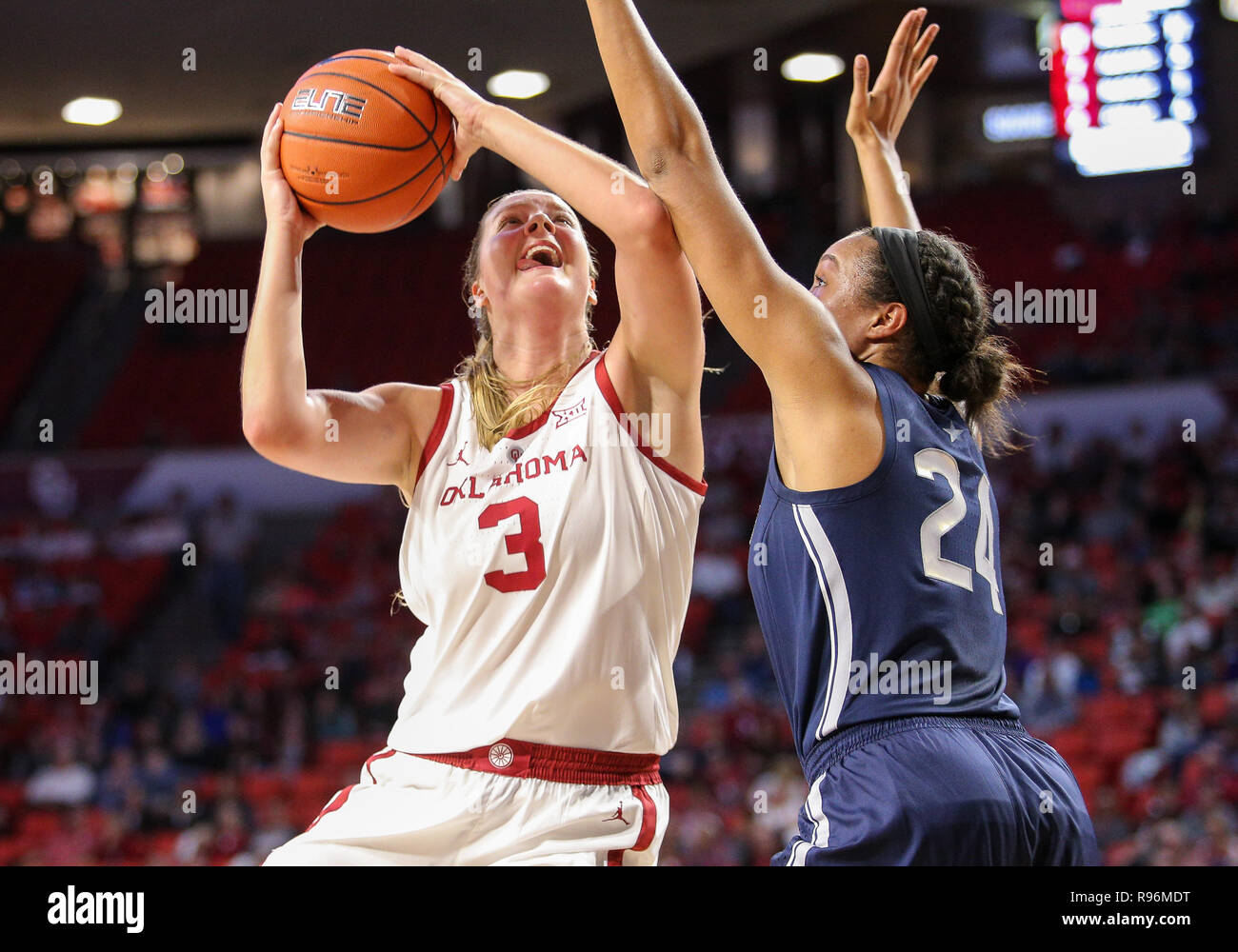 Norman, OK, USA. 19th Dec, 2018. University of Oklahoma Forward Mandy ...