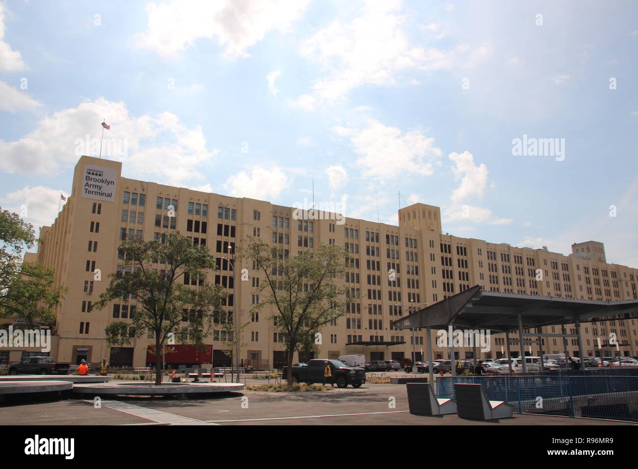 New York, USA. 19th Sep, 2018. The Brooklyn Army terminal. During the ...