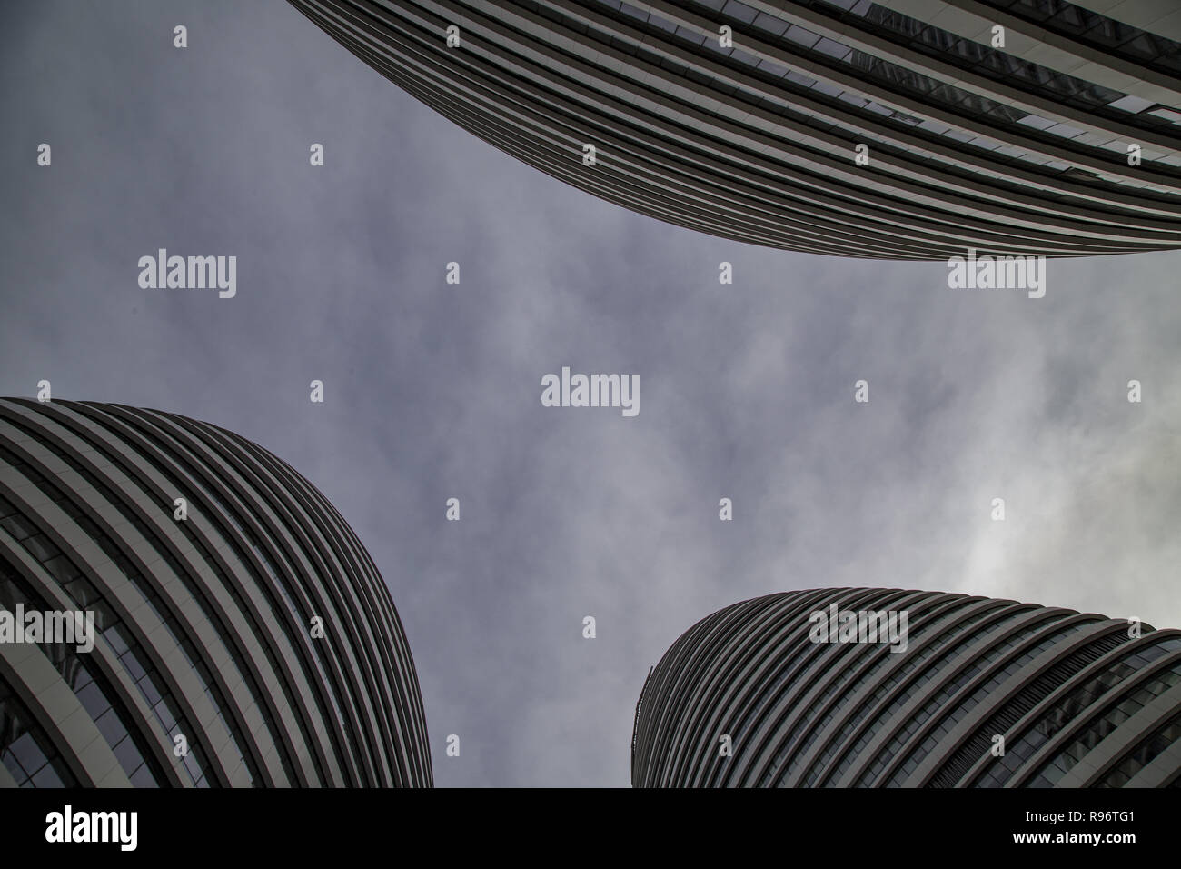 Beijin, Beijin, China. 20th Dec, 2018. Beijing, CHINA-Wangjing SOHO is ...